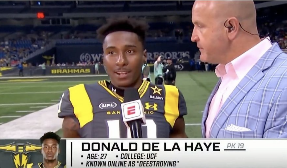 Deestroying finally turns pro - Mike Farley's Kickers Camp